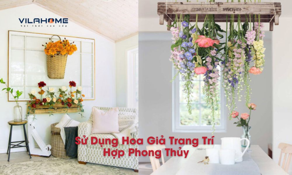 Gợi Ý Sử Dụng Hoa Giả Trang Trí Hợp Phong Thủy Bền Và Đẹp